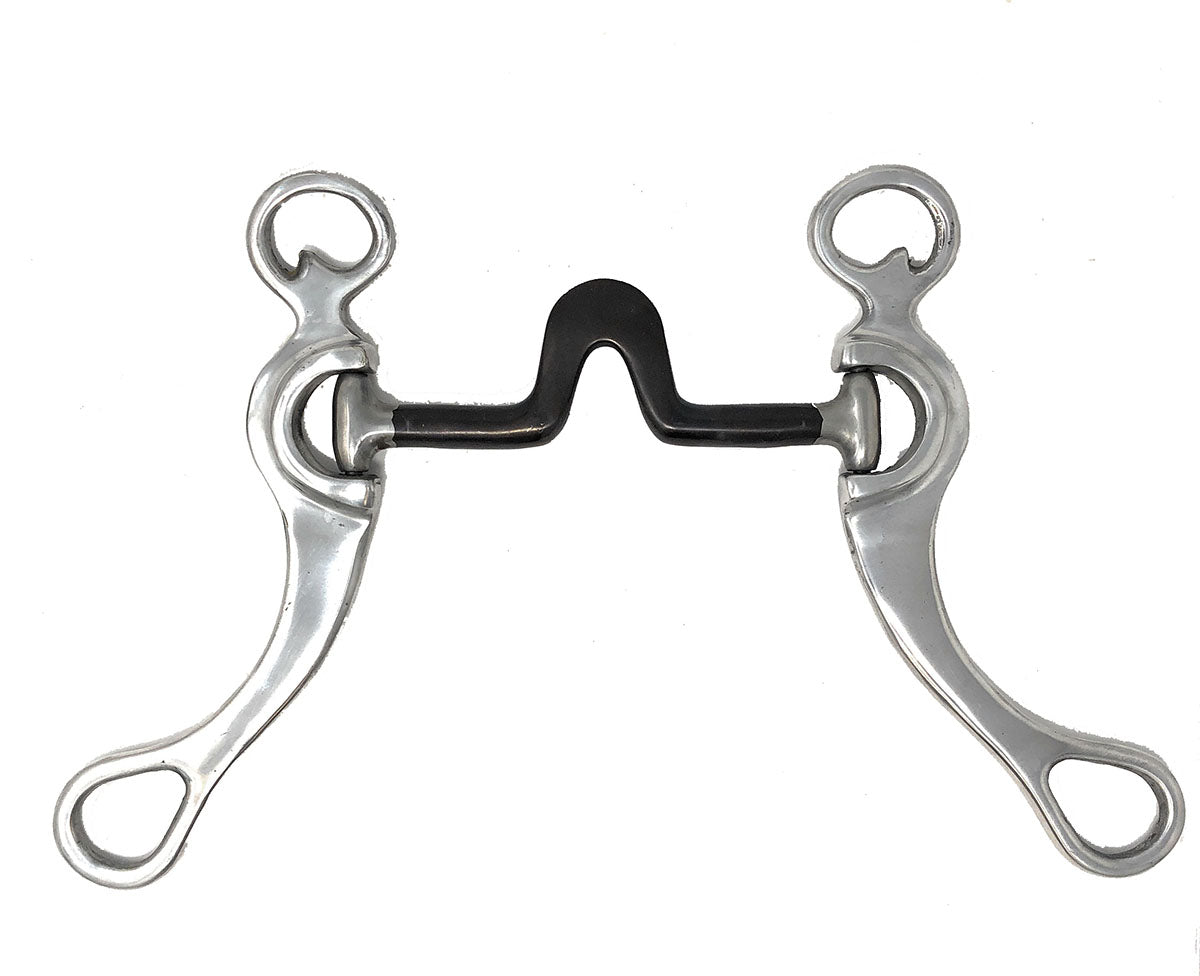 AJ Tack Aluminum Cheeks Swivel Port Spoon Bit - Walmart.com