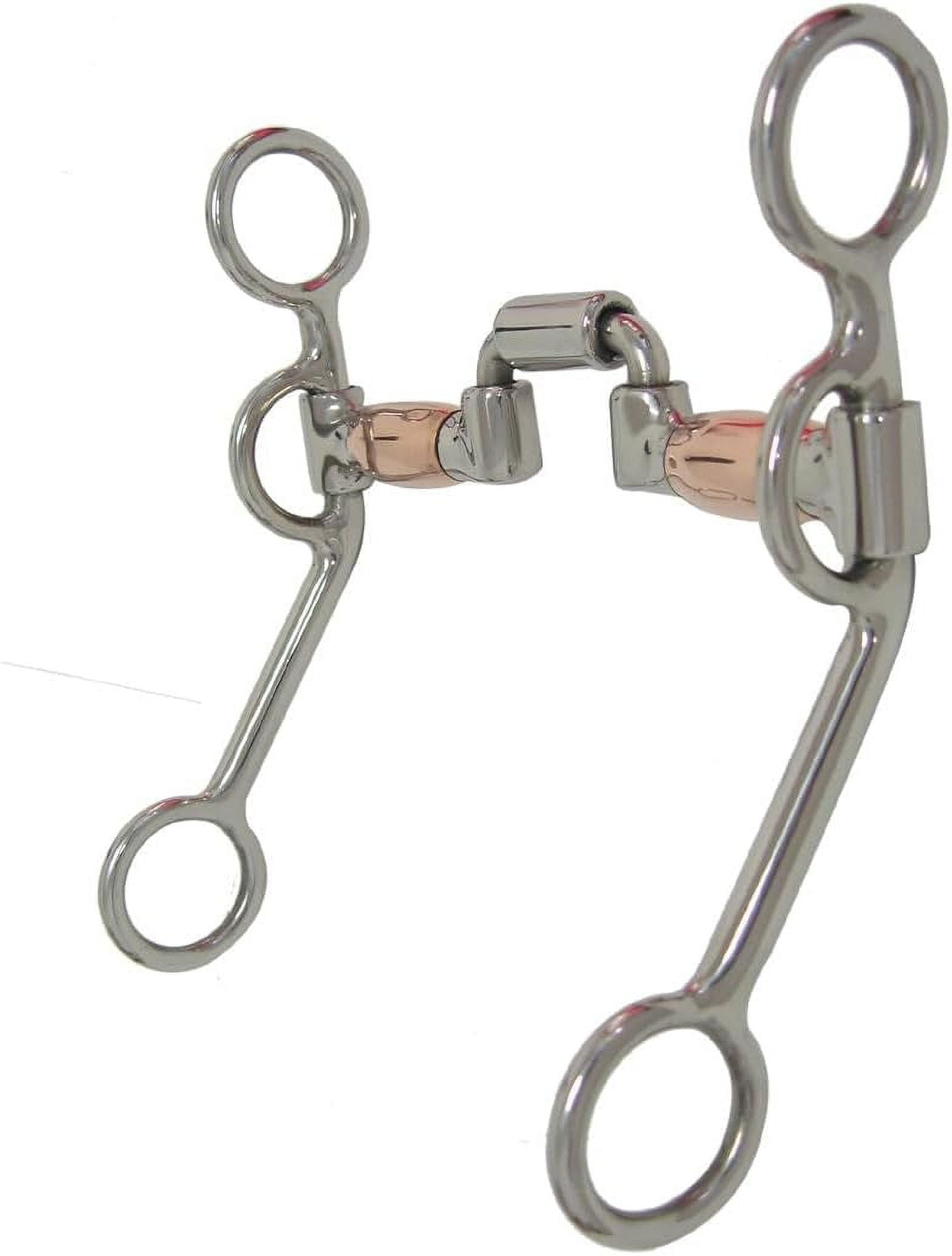 AJ Tack Argentine Hinged Port Correction Bit with Copper Rollers ...