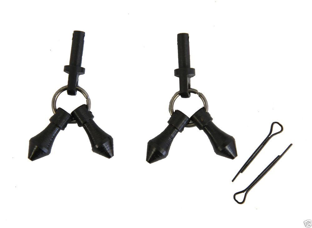AJ Tack Black Jingle Bobs with Cotter Pins - Walmart.com
