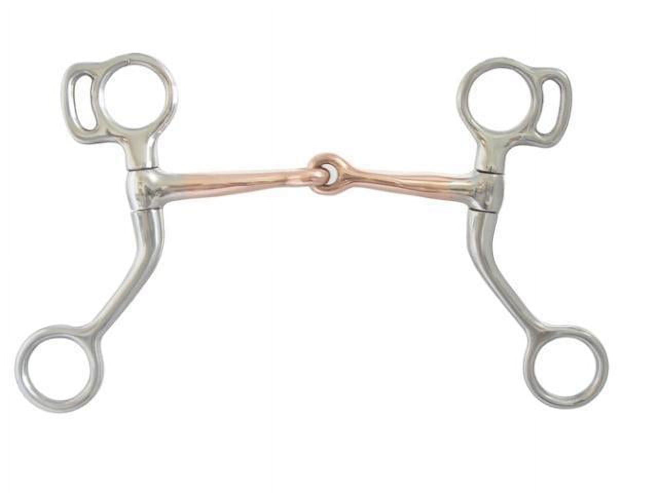 AJ Tack Copper Mouth Tom Thumb Miniature Horse Bit 4" - Walmart.com