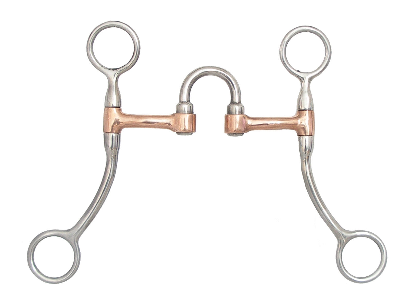 AJ Tack Stainless Steel Correction Bit with Copper Rollers - Walmart.com