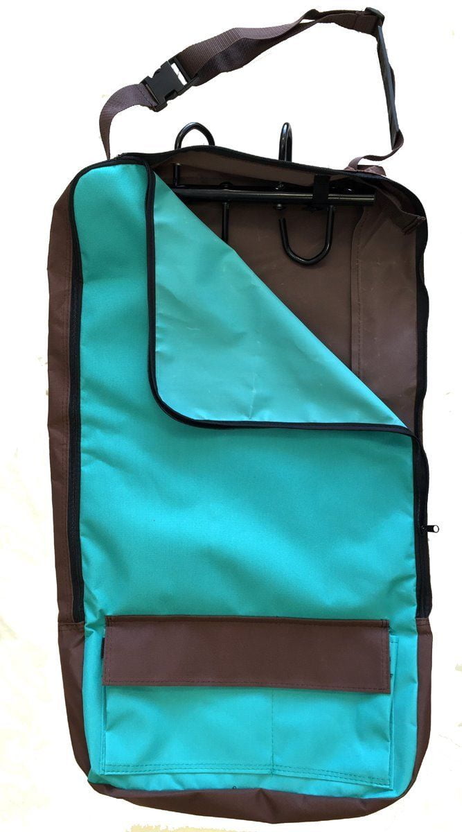 AJ Tack Deluxe Bridle Bag with Hooks Turquoise - Walmart.com
