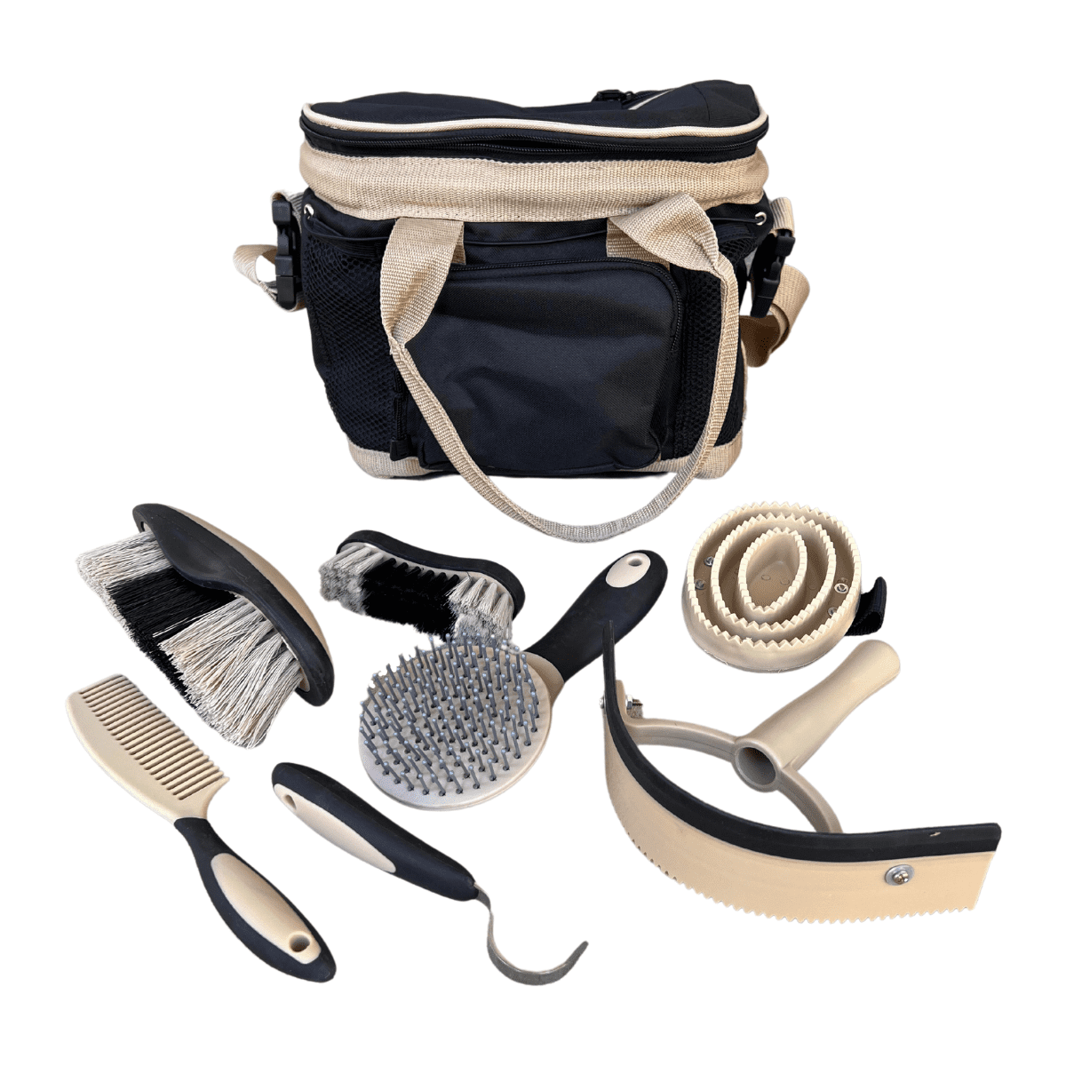 AJ Tack Deluxe Horse Grooming Bag with Grooming Tools - Walmart.com