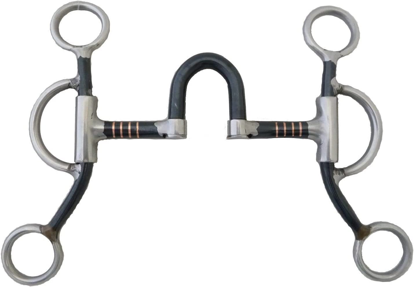 AJ Tack Double Rein Correction Short Shank Bit - Walmart.com