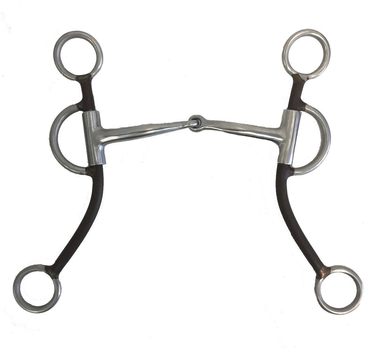 AJ Tack Double Rein Long Shank Sweet Iron Bit - Walmart.com
