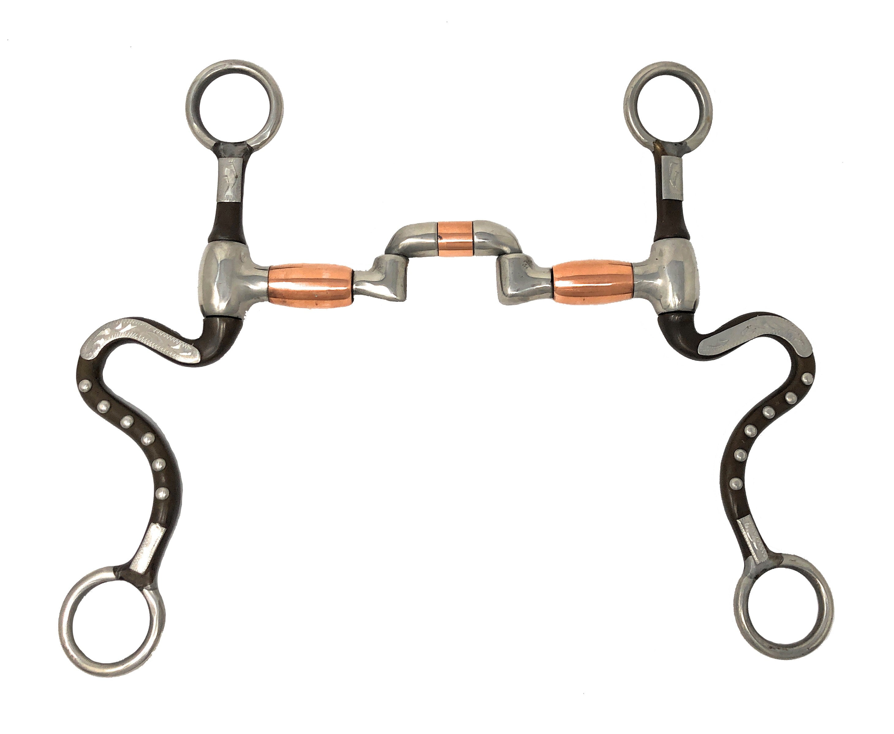 AJ Tack Hinged Port Correction Bit with Copper Rollers - Walmart.com