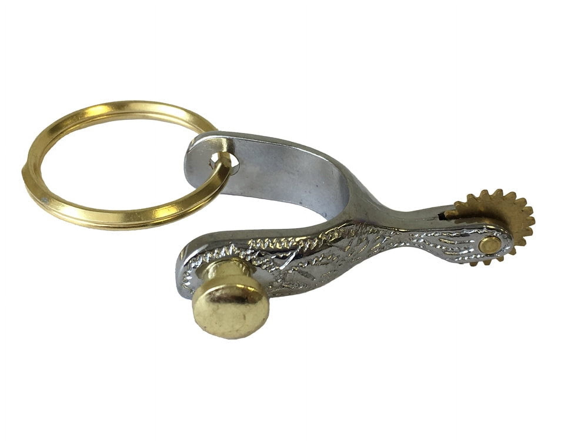 AJ Tack Horse Tack Keychains Engraved Spur - Walmart.com