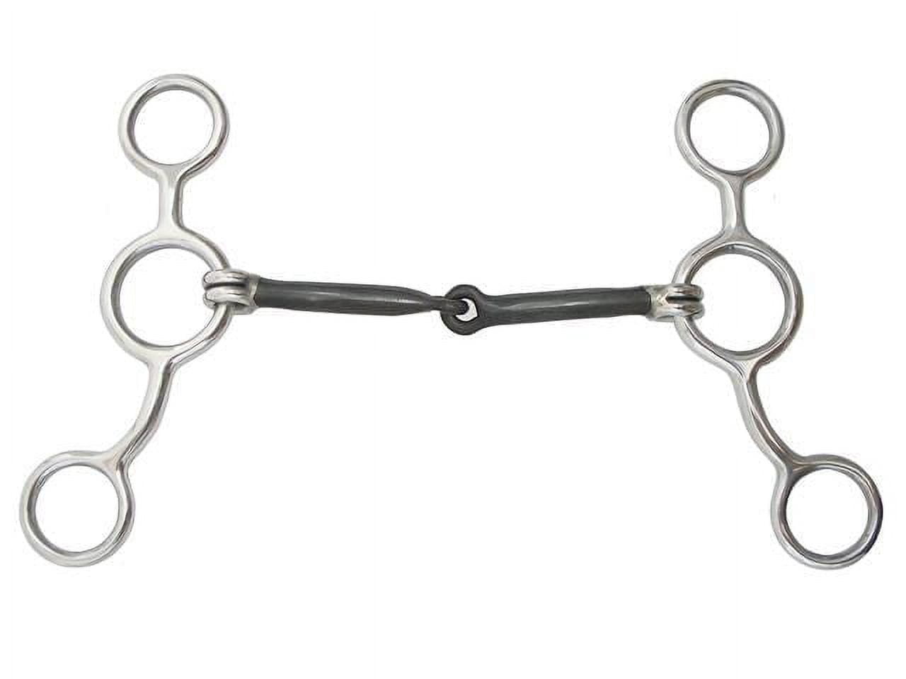 AJ Tack Junior Cow Horse Smooth Snaffle Gag Bit - Walmart.com