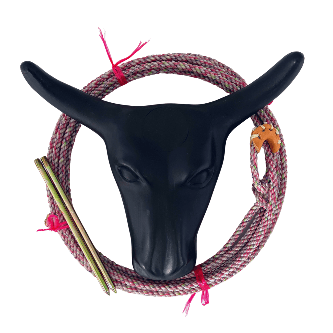 AJ Tack Junior Steer Head Dummy Set Twisted Purple - Walmart.com