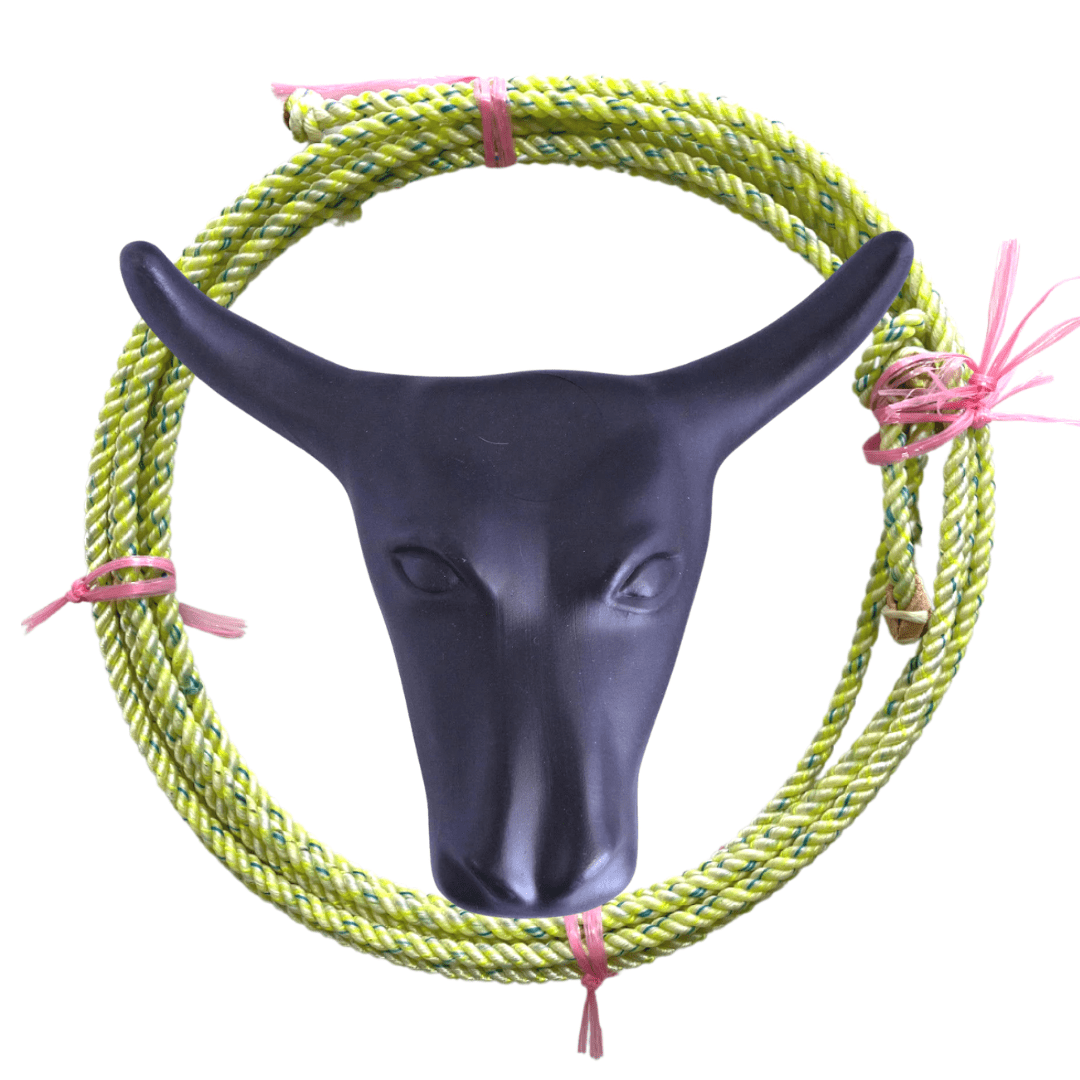 AJ Tack Junior Steer Head Dummy Set Yellow and Blue - Walmart.com