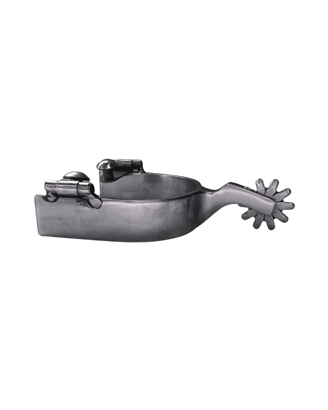 AJ Tack Men's Brushed Stainless Steel Spur - Walmart.com