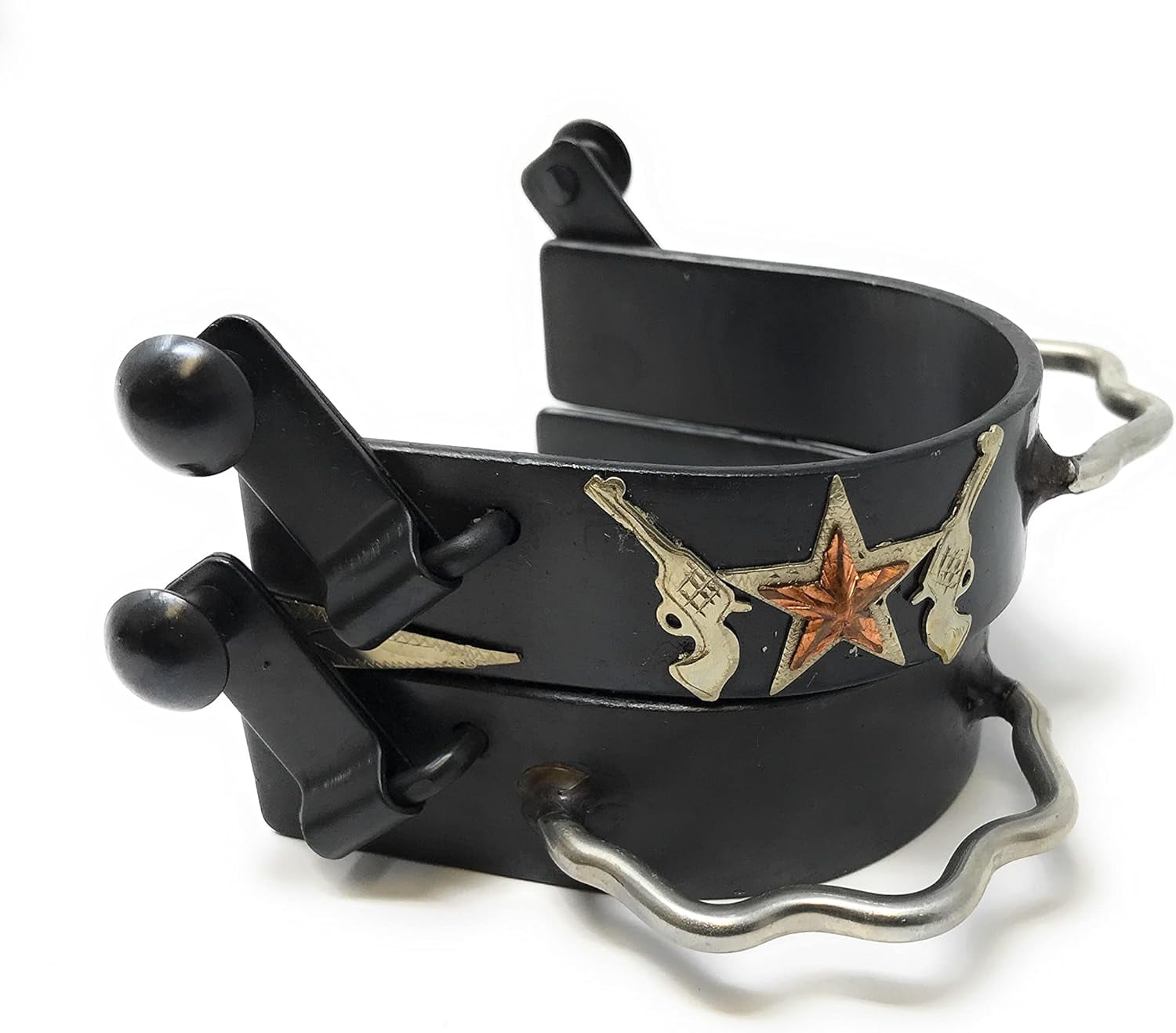 AJ Tack Men's Star and Pistols Bumper Spurs - Walmart.com