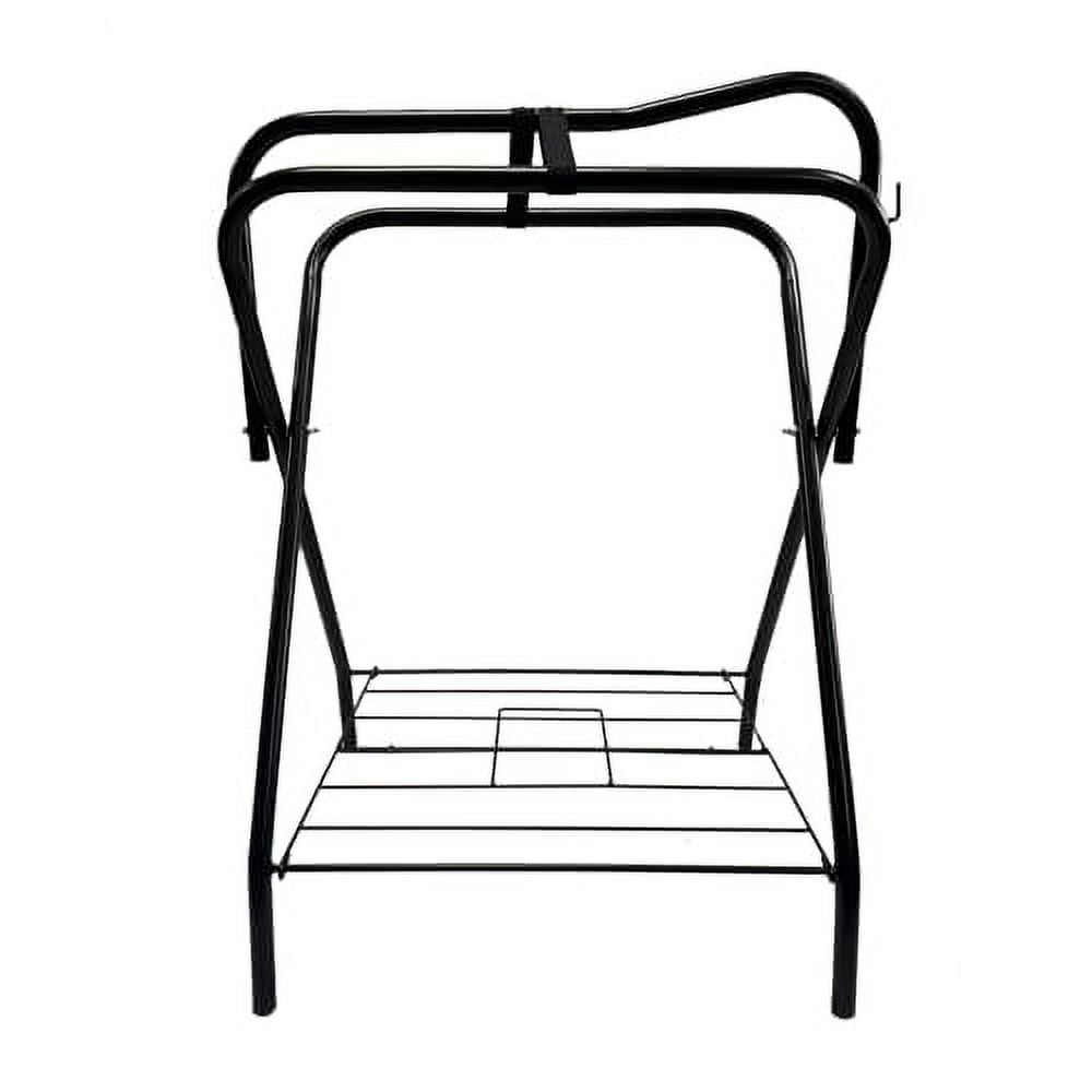 AJ Tack Portable Horse Saddle Rack – Full Size, Freestanding, & Space ...