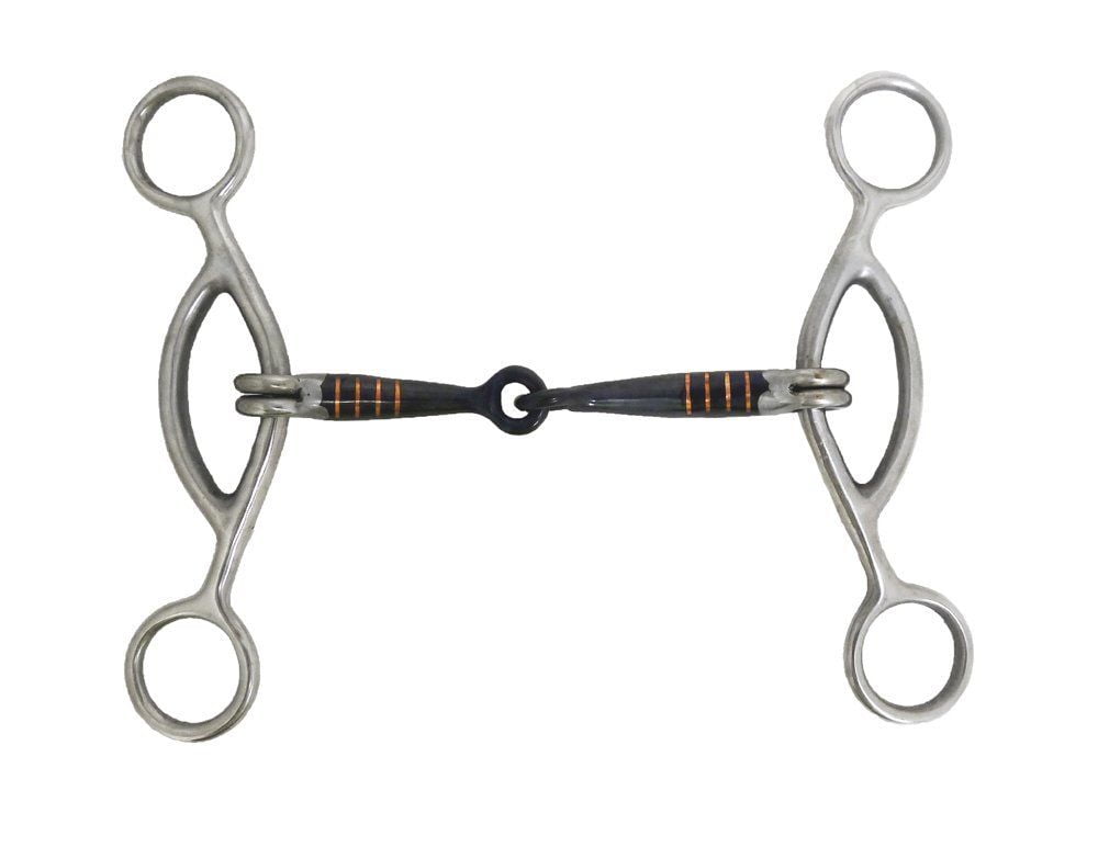 AJ Tack Sliding Gag Snaffle Bit - Walmart.com