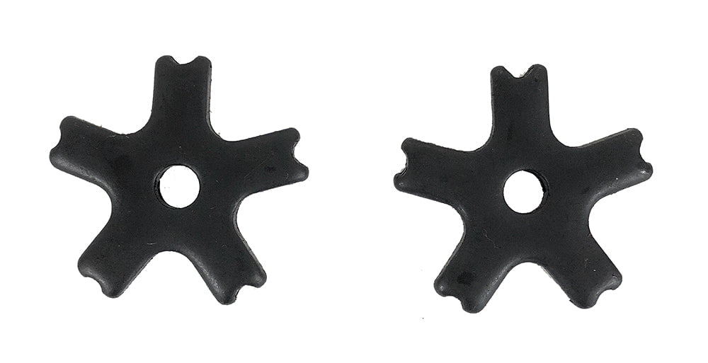 AJ Tack Spur Rowels Black 1 1/4" x 5 pt - Walmart.com