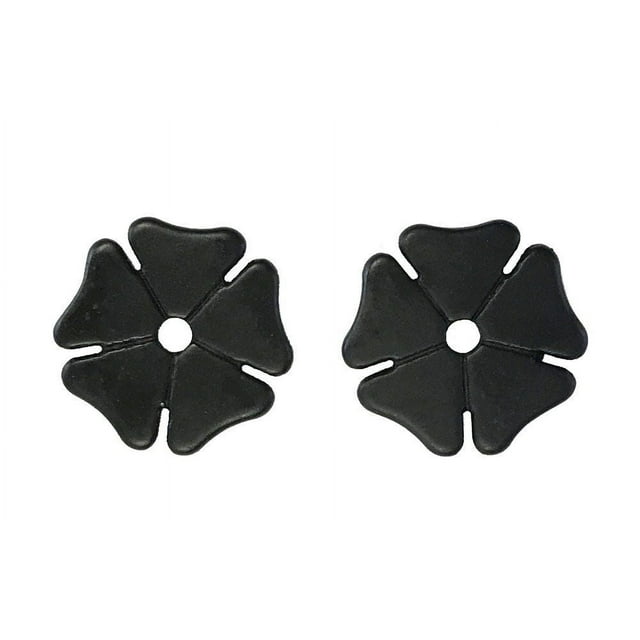 AJ Tack Spur Rowels Black 1 1/8" Cloverleaf - Walmart.com