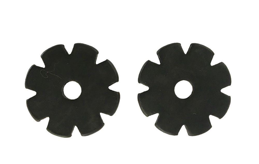 AJ Tack Spur Rowels Black 1" x 8 pt - Walmart.com