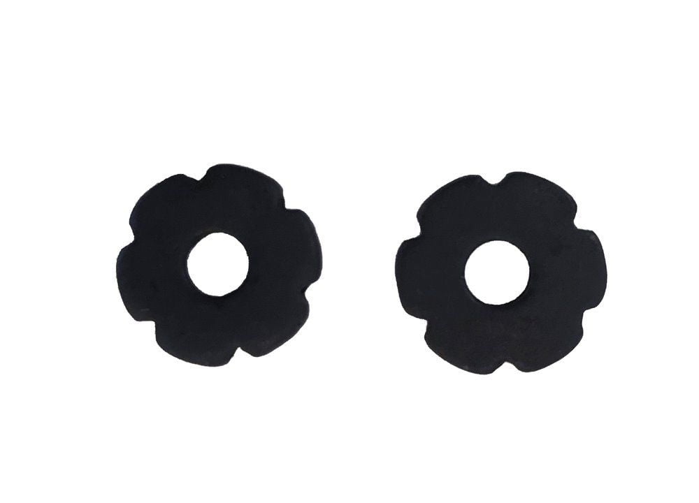 AJ Tack Spur Rowels Black 3/4" Rosebud - Walmart.com