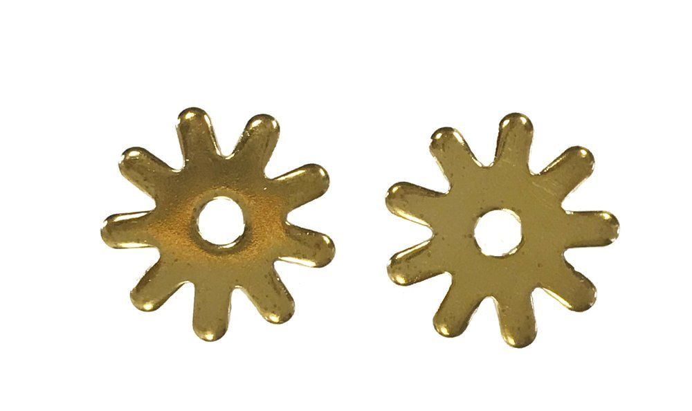 AJ Tack Spur Rowels Brass 1 1/16" x 9 pt - Walmart.com