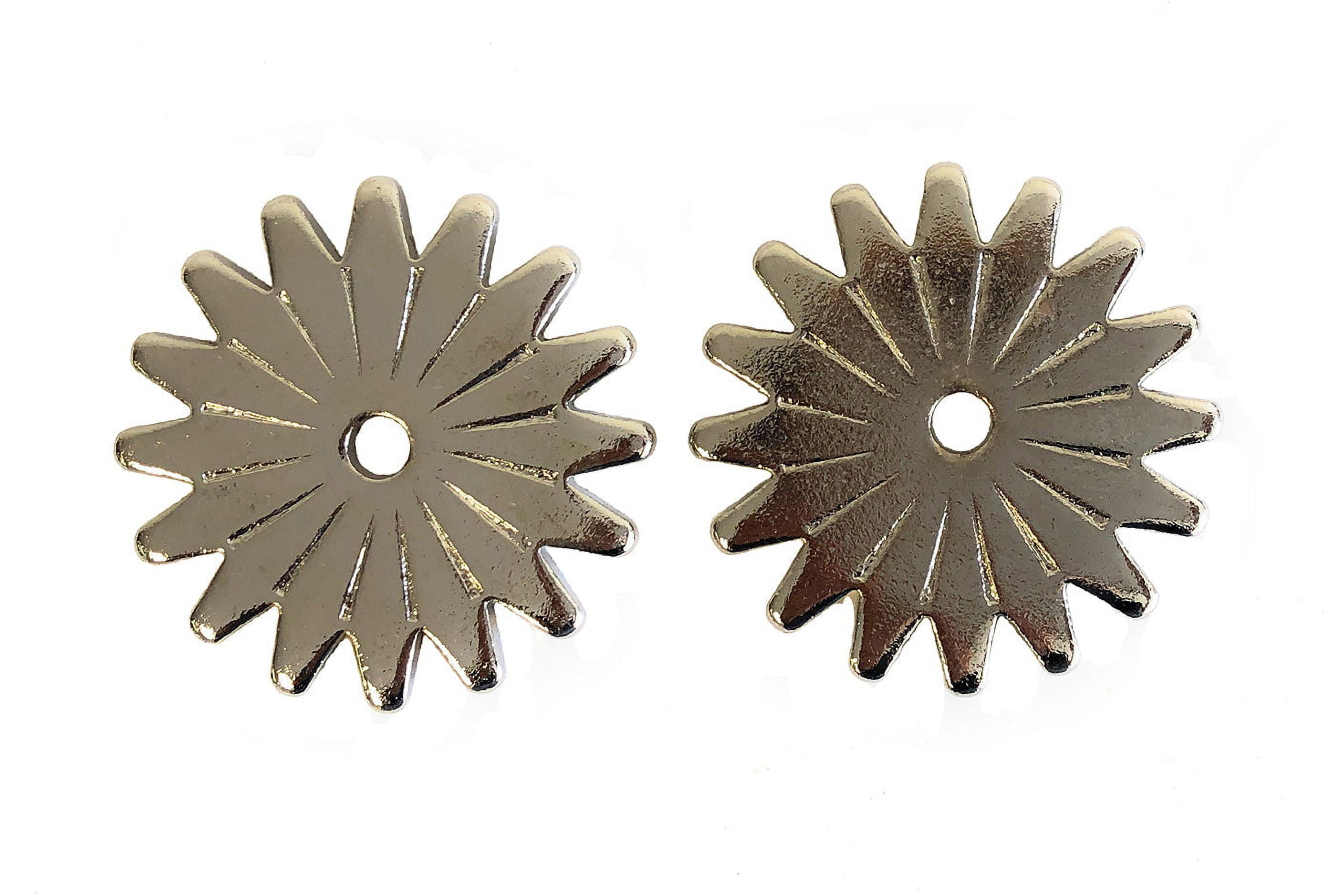 AJ Tack Spur Rowels Silver 1 3/4" x 16 pt - Walmart.com