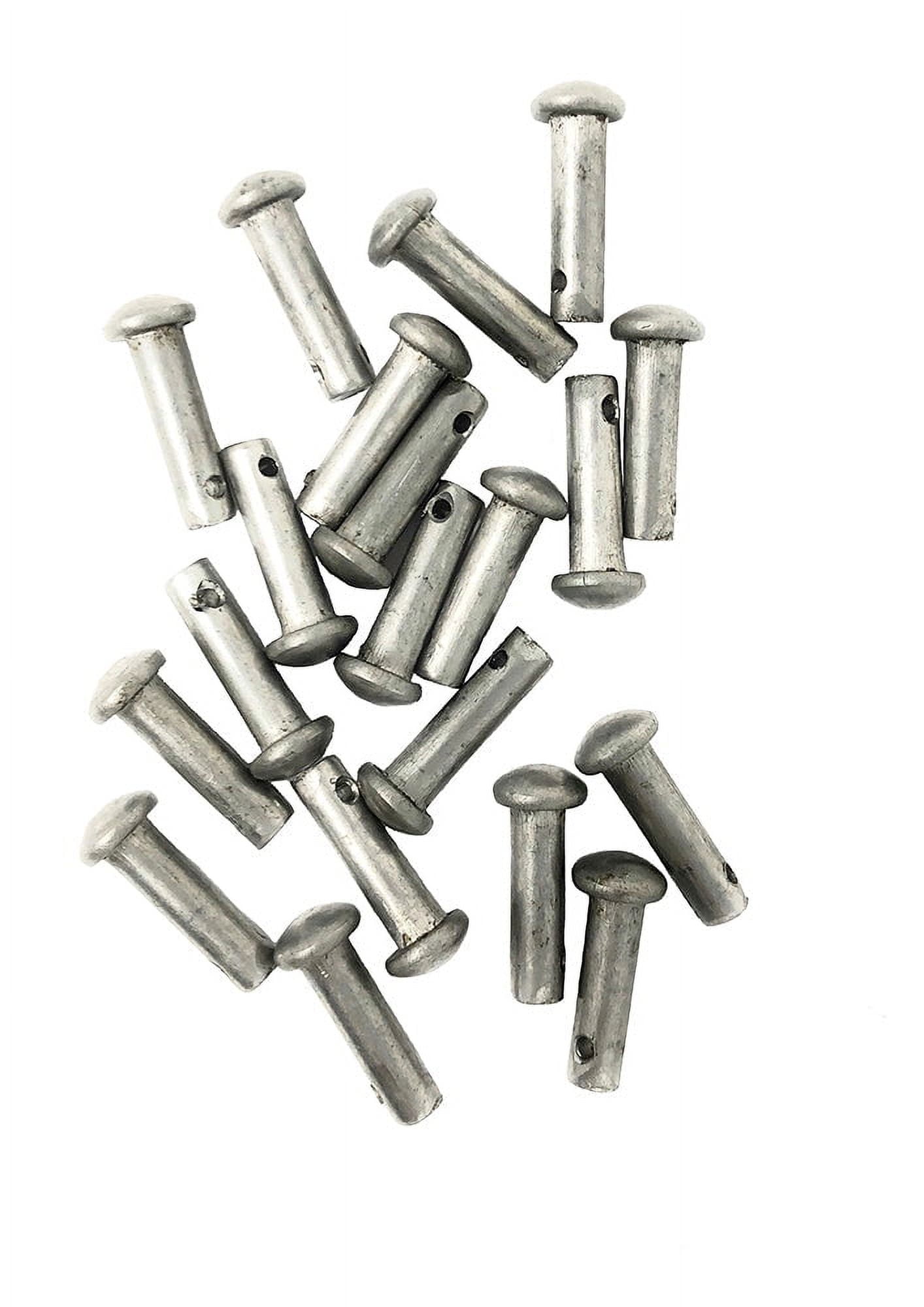AJ Tack Stainless Steel Spur Rowel Pins - 10 Pairs - Walmart.com