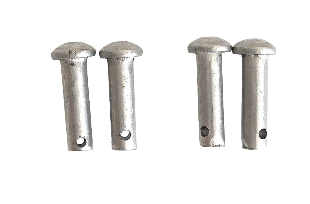 AJ Tack Stainless Steel Spur Rowel Pins - 2 Pairs - Walmart.com