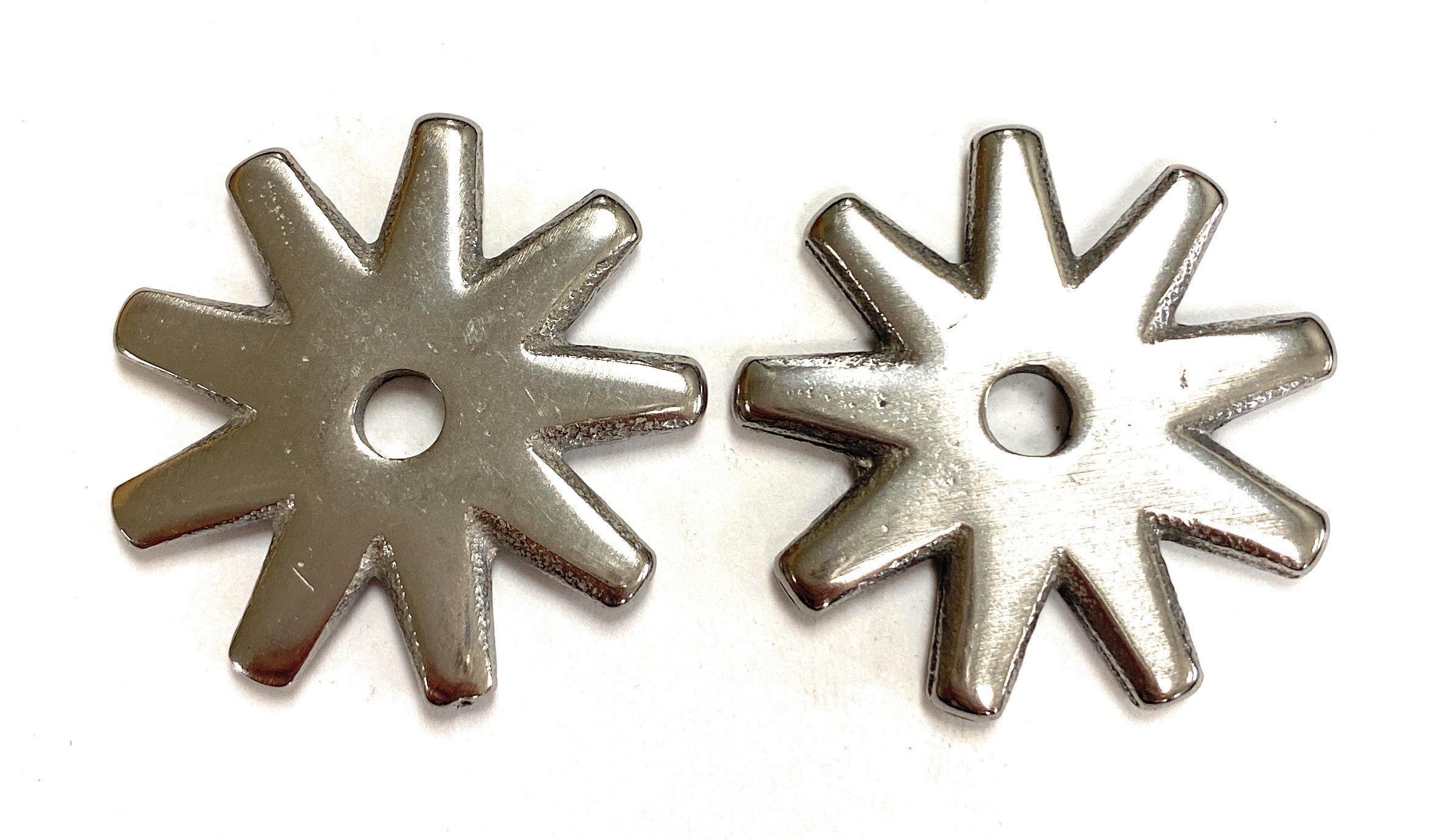 AJ Tack Stainless Steel Spur Rowels Stainless Steel Rounded 9pt 1.25" - Walmart.com