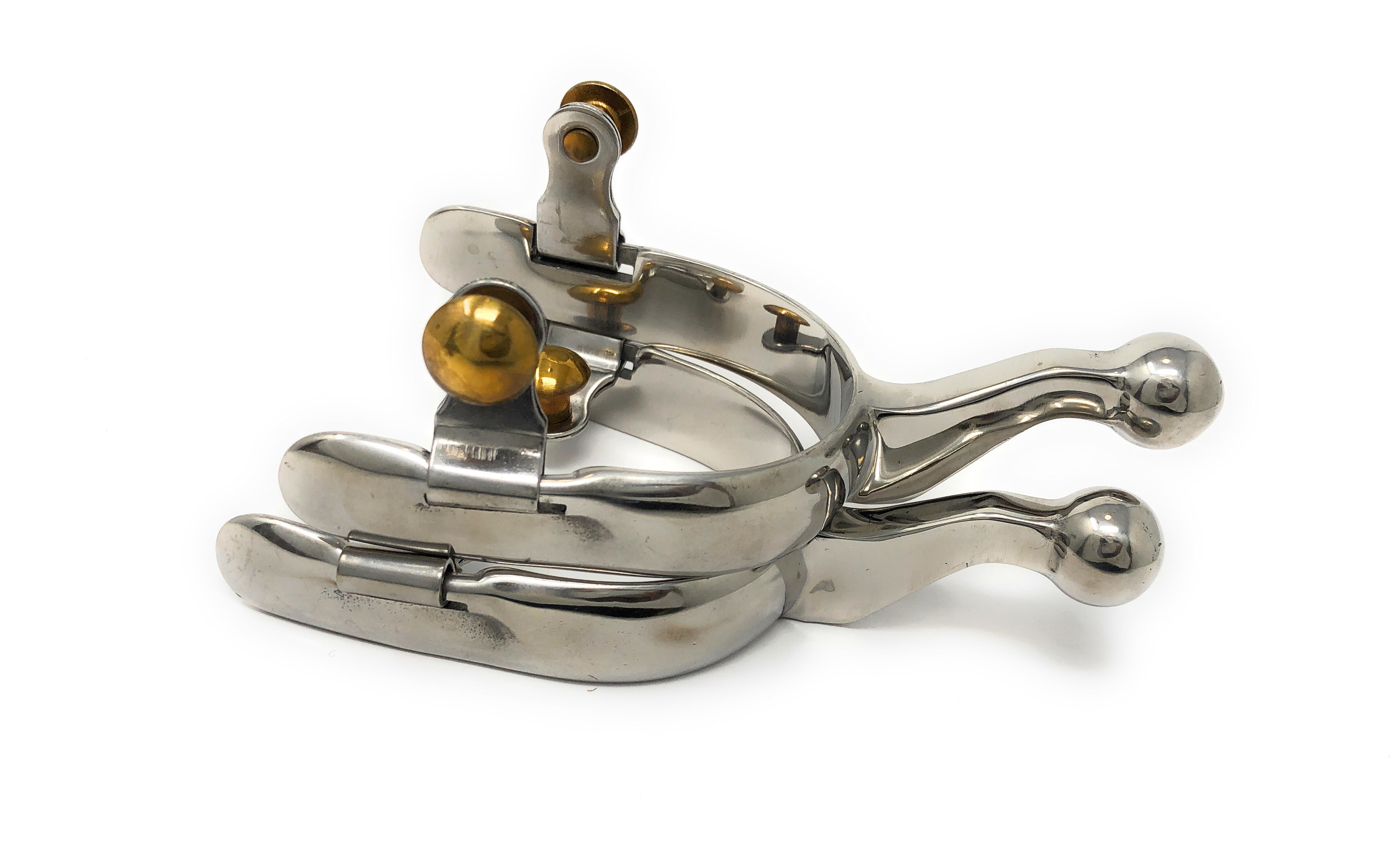 AJ Tack Stainless Steel Spur with Ball End - Walmart.com
