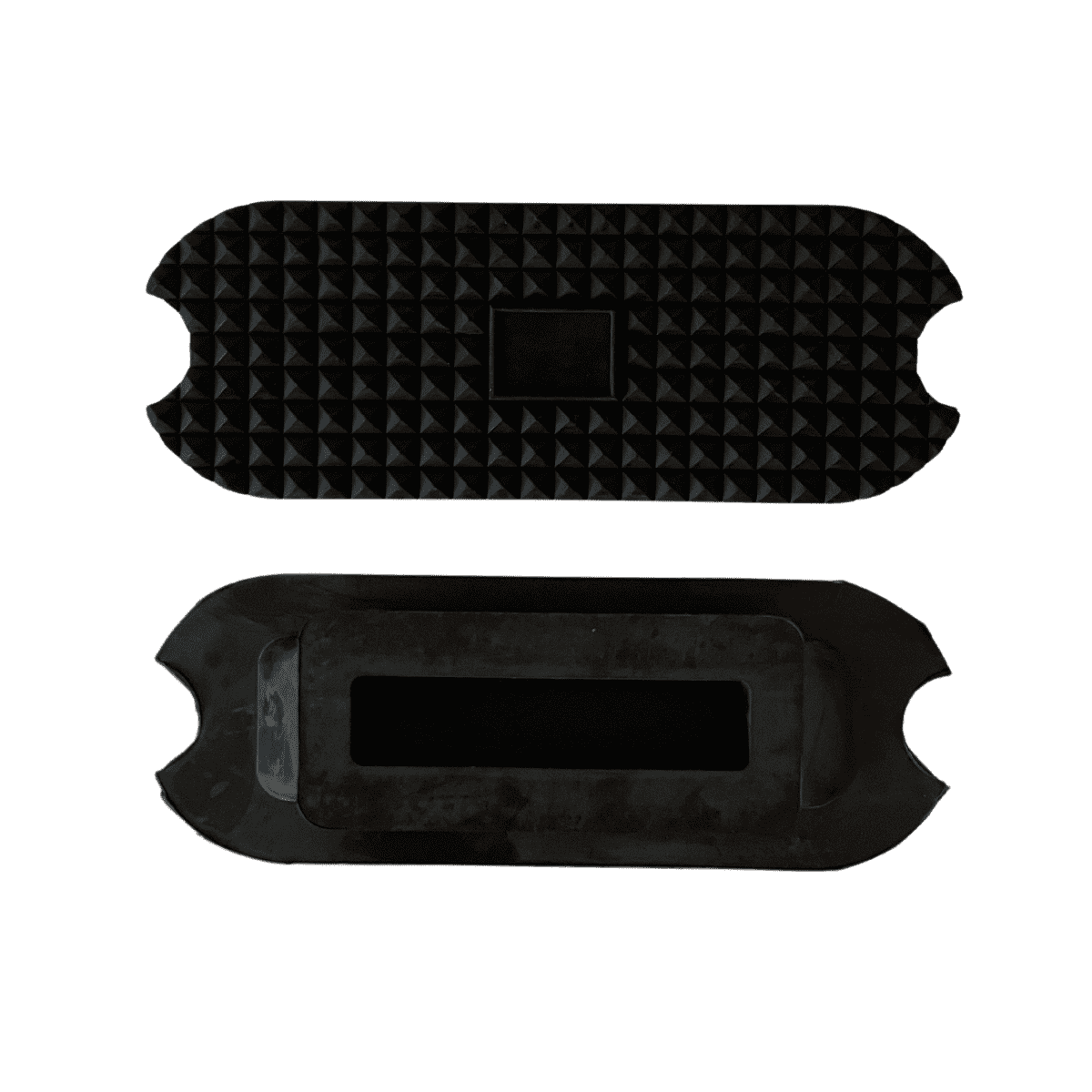 AJ Tack Stirrup Iron Rubber Pads - Black 4.50" - Walmart.com