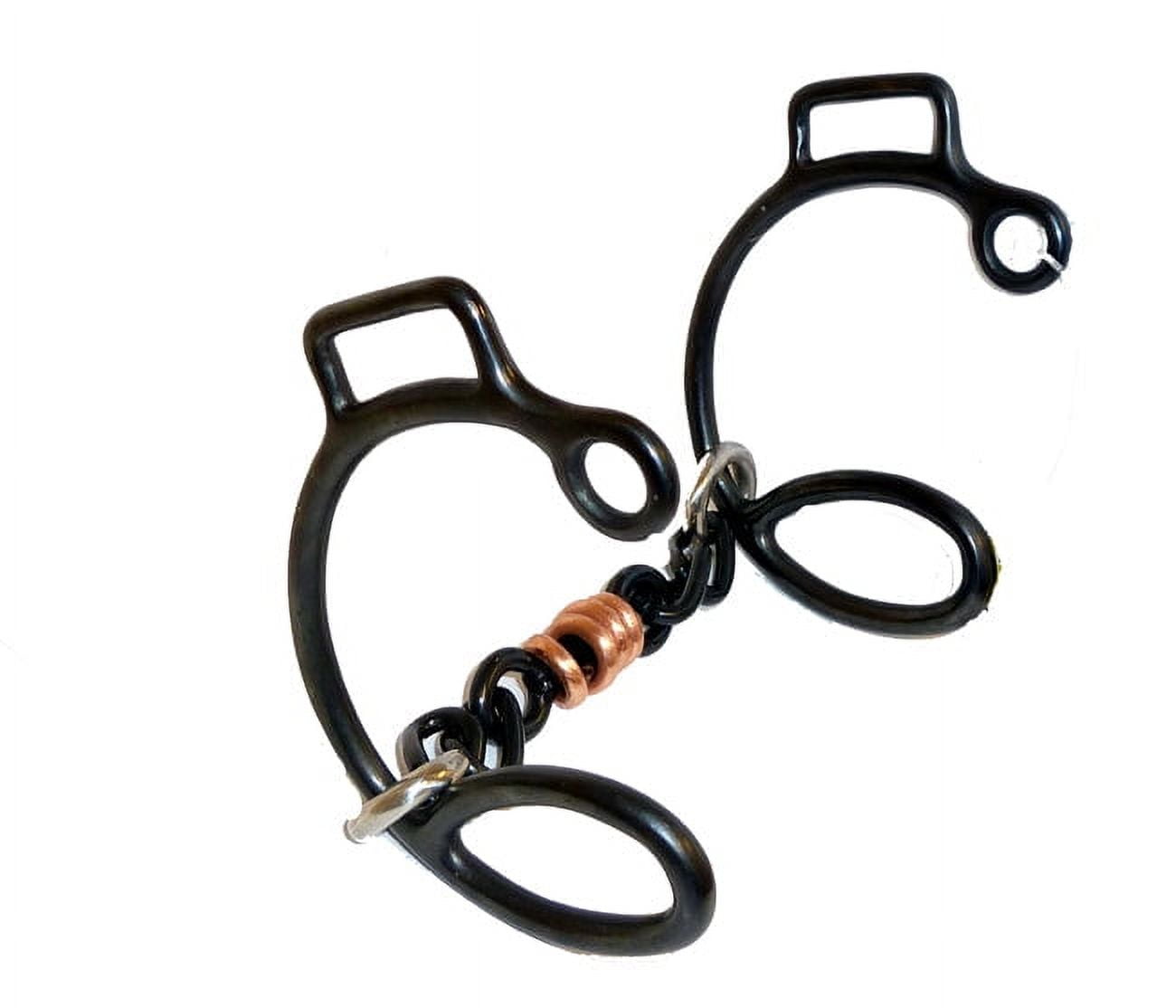 AJ Tack Sweet Iron Six Three Piece Copper Dogbone Chain Gag Bit ...
