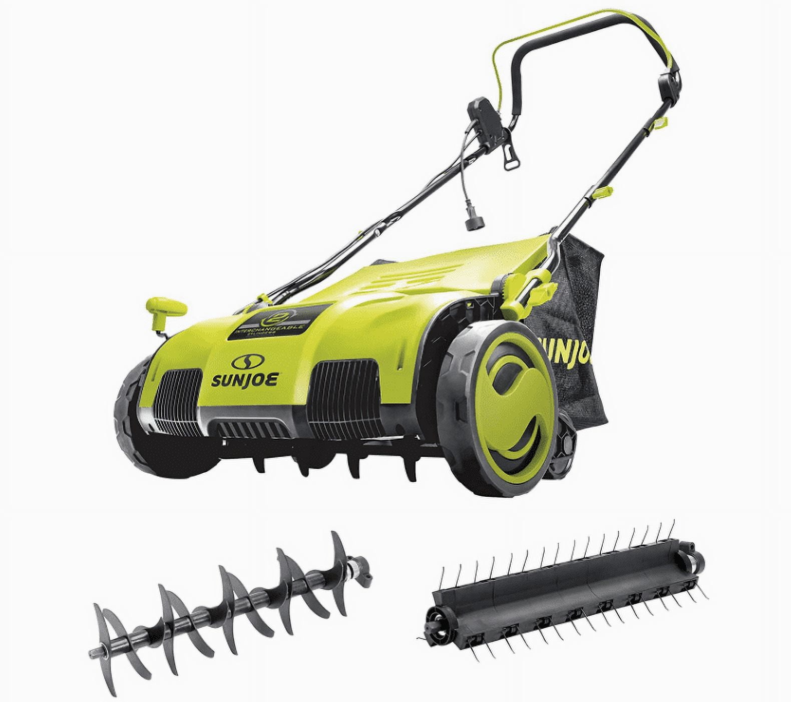 AJ805E 15-Inch 13-Amp Corded Machine Power Electric Dethatcher ...