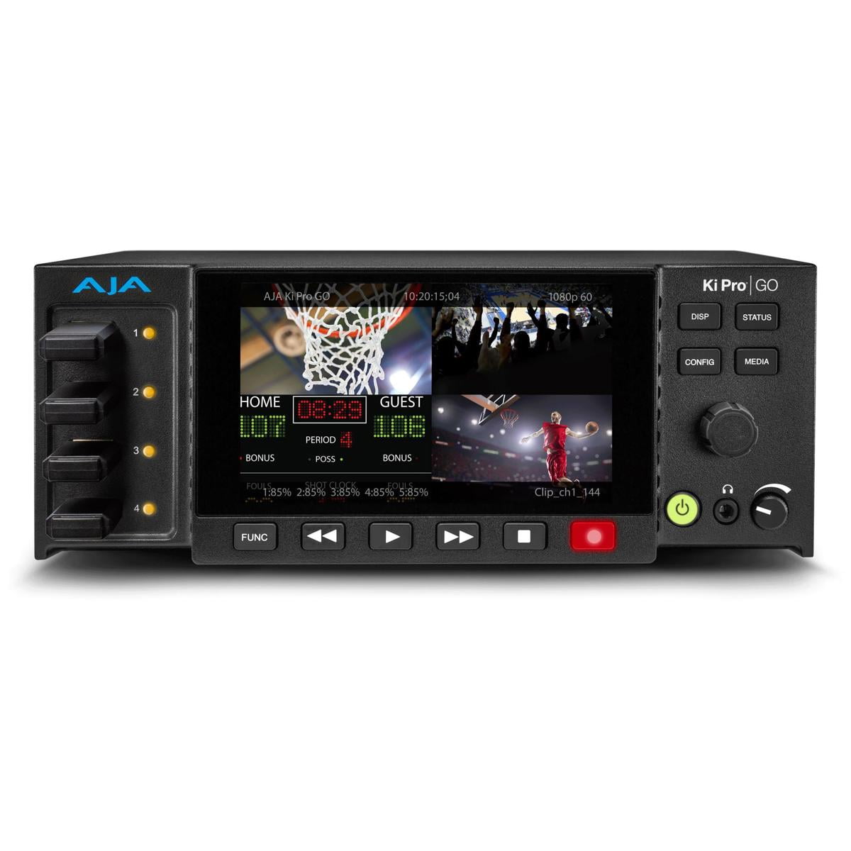 AJA VIDEO Ki Pro GO Digital Audio Multi-Channel H.264 Recording Device ...