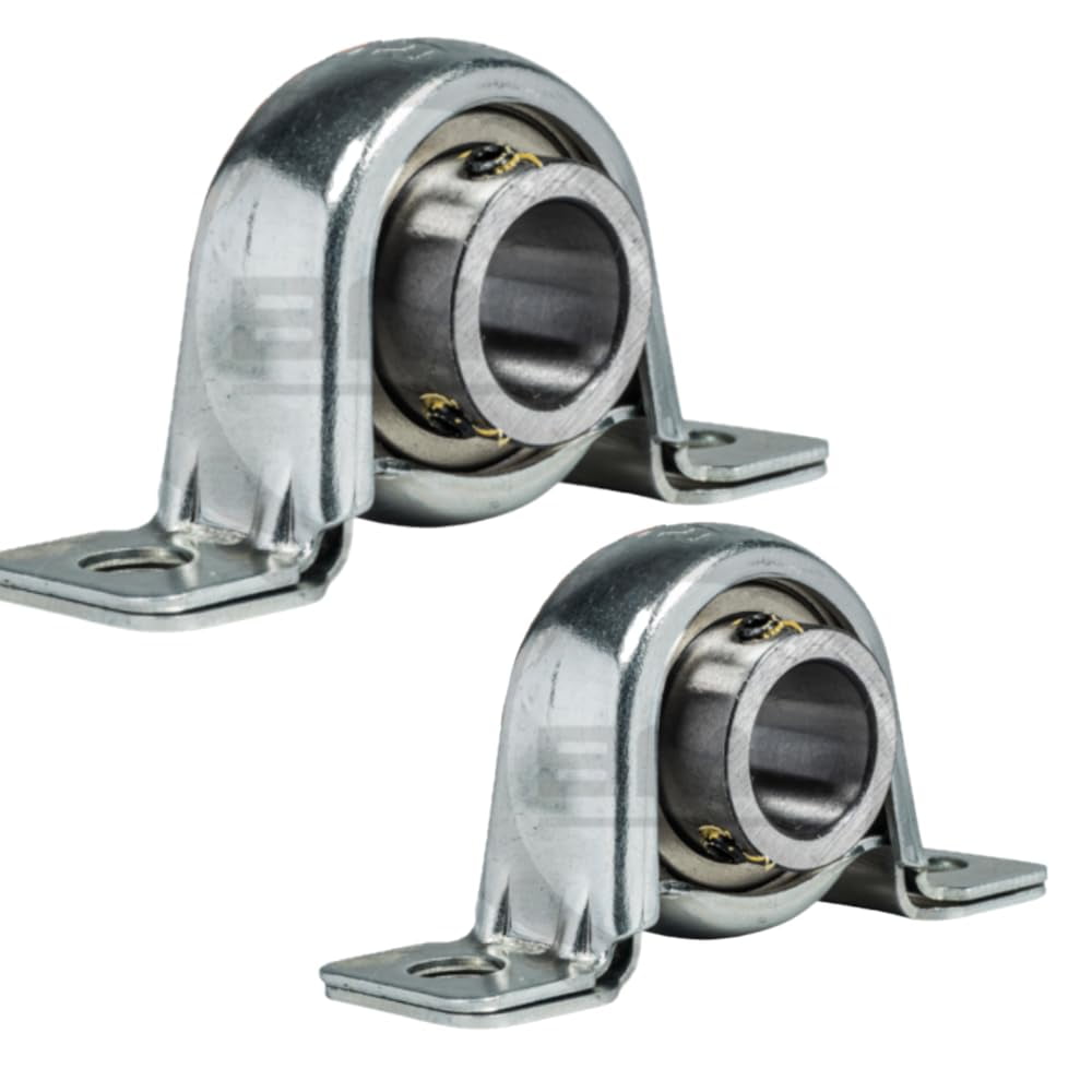 AJANTA INDUSTRIAL 2 Pack-1/2 SBPP 201-8 Pressed Steel Pillow Block ...