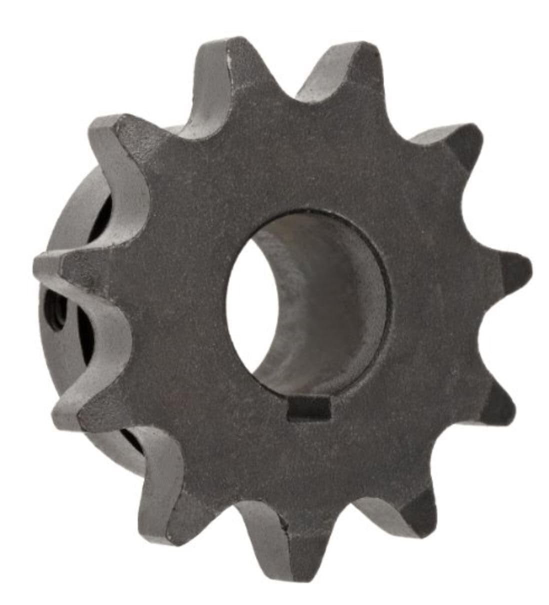 AJANTA INDUSTRIAL 25BS10 Roller Chain Sprocket, Finished Bore, Type B ...