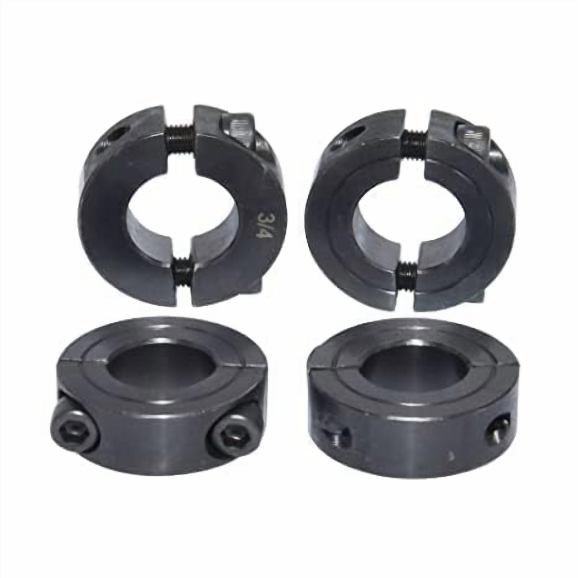 AJANTA INDUSTRIAL 4-Pack 3/4" Split Locking Shaft Collar - Walmart.com
