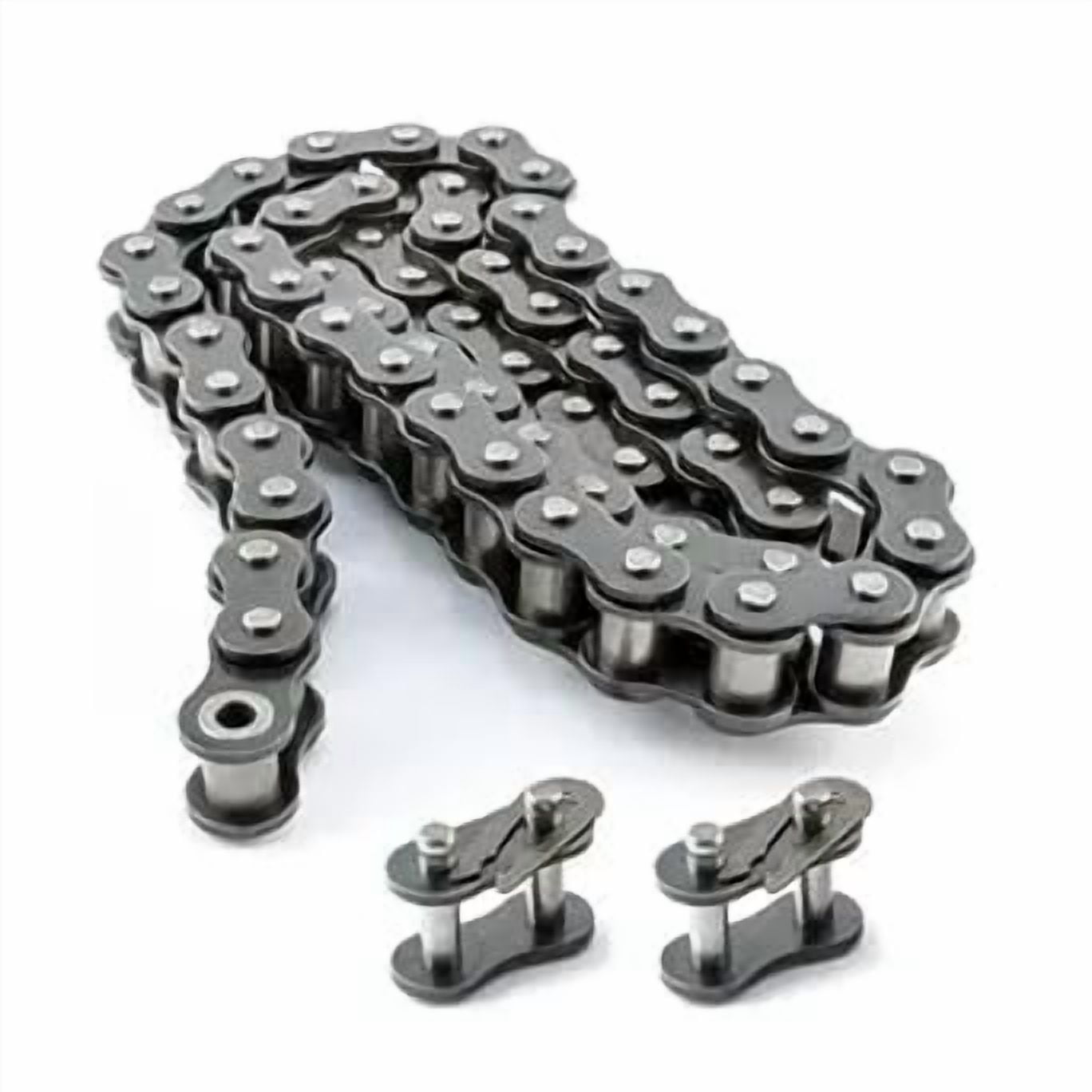 AJANTA INDUSTRIAL #40 Roller Chain 100 Ft, with 1 Connecting/Master ...