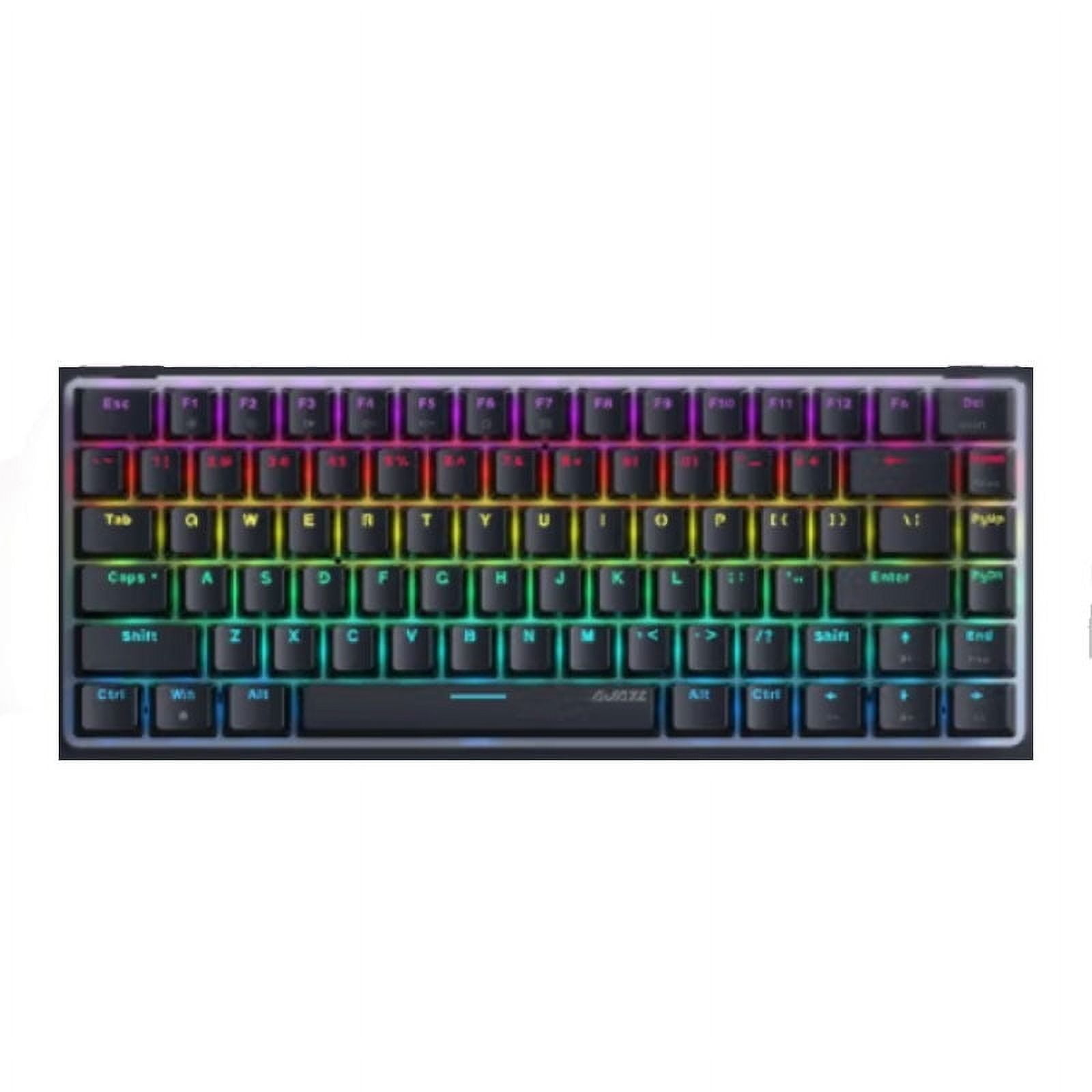 AJAZZ AK33 Bluetooth Gaming Keyboard 82 Keys USB Mechanical Pro Gamer ...