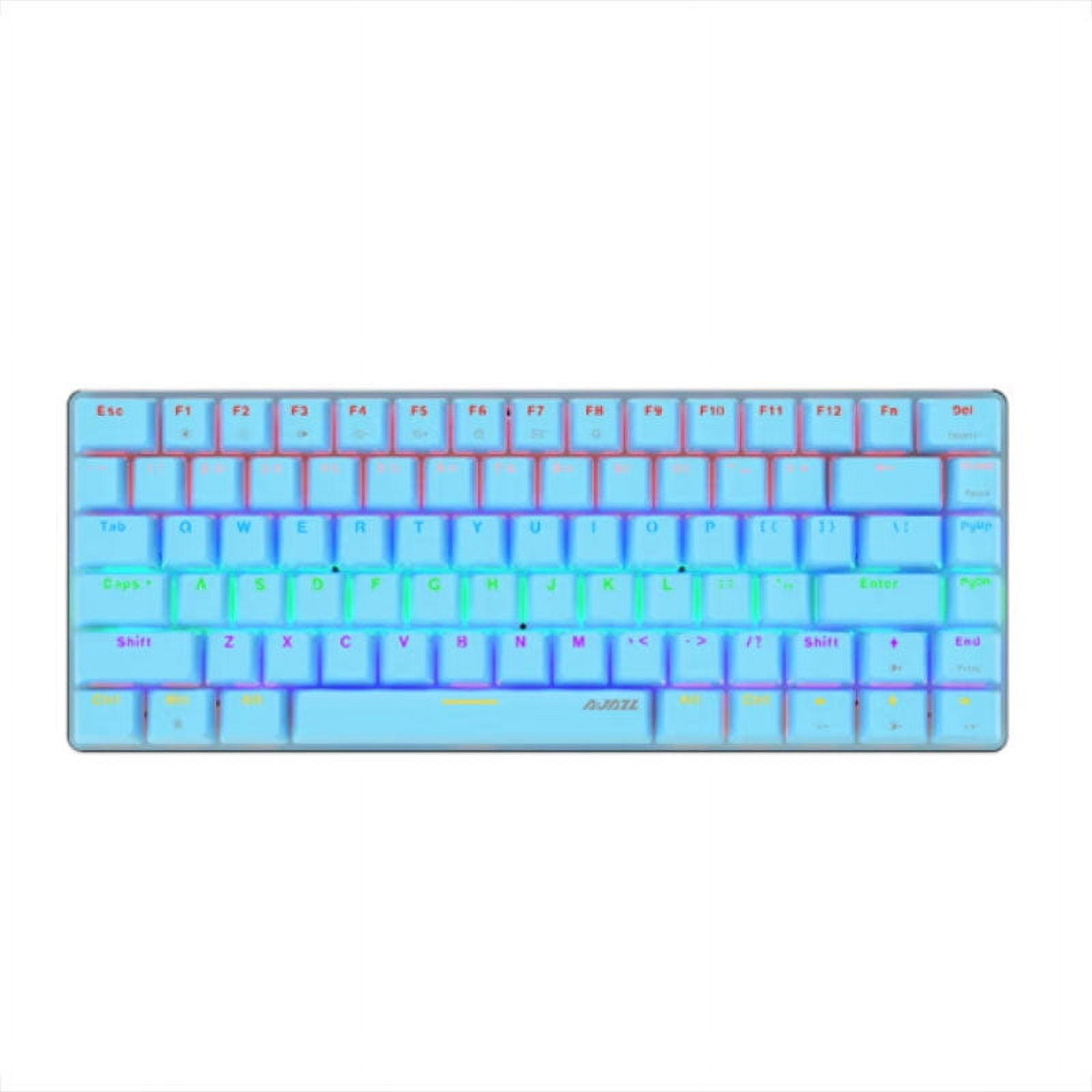 AJAZZ AK33 Wired Gaming Keyboard 82 Keys USB Mechanical Pro Gamer ...