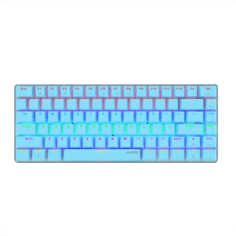 AJAZZ AK33 Wired Gaming Keyboard 82 Keys USB Mechanical Pro Gamer ...