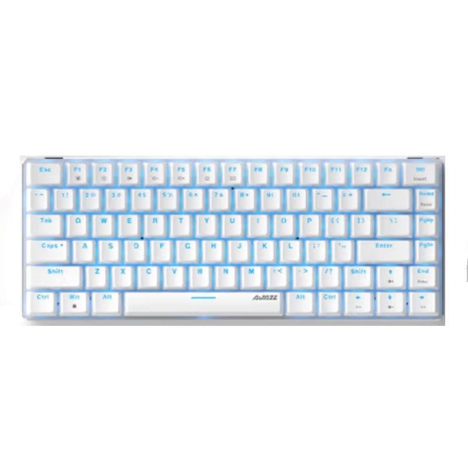 AJAZZ AK33 Bluetooth Gaming Keyboard 82 Keys USB Mechanical Pro Gamer ...