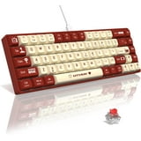 AJAZZ AK680 65% Wired Hotswap Mechanical Keyboard,68-Key Portable Anti ...