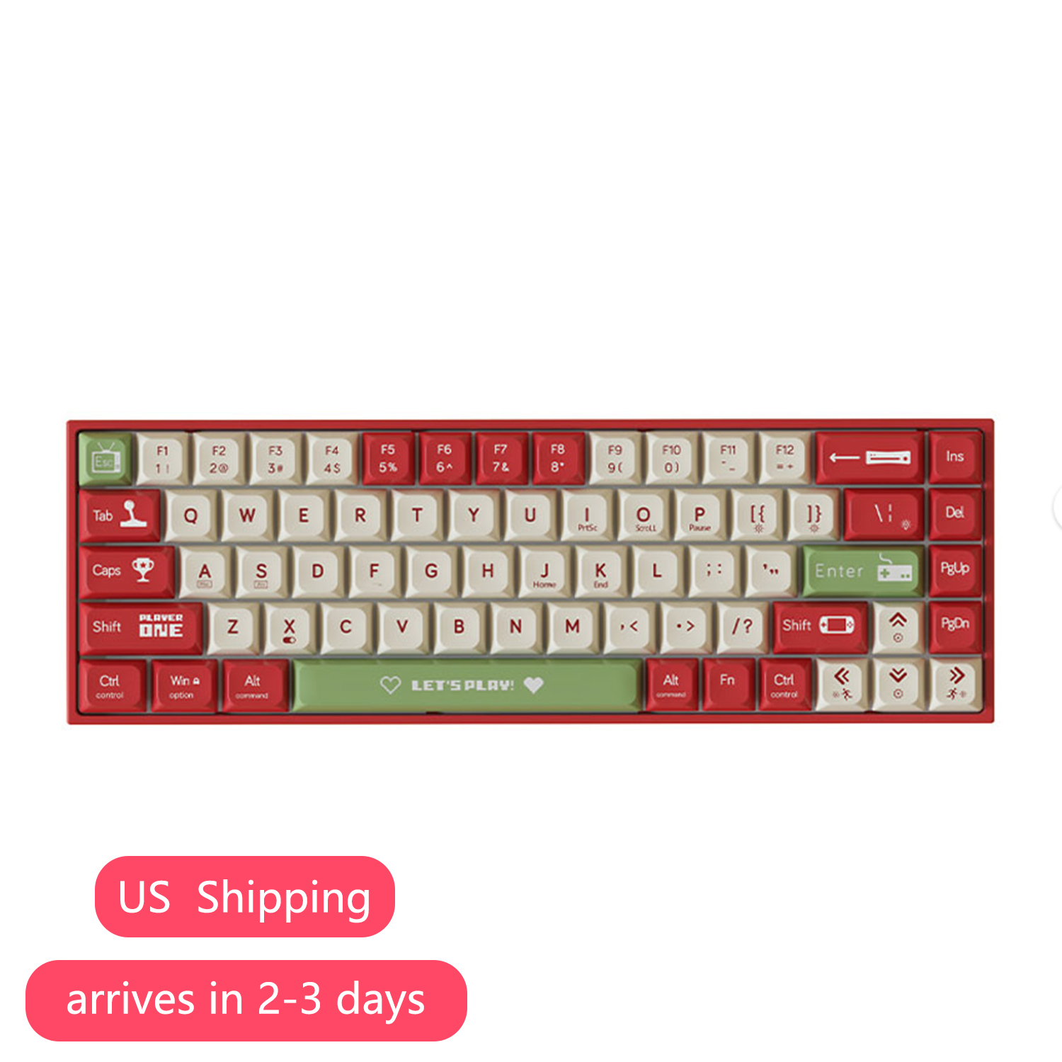 AK680 60% 2.4G+BT 5.0 Dual-mode Mechanical Gaming Keyboard,Hot ...