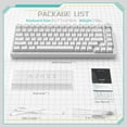 AJAZZ AK820 75% Wired RGB Hot Swap Mechanical Keyboard with CNC Volume ...