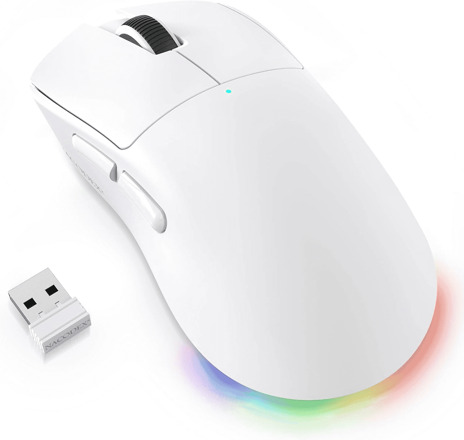 AJAZZ NJ08 Wireless Gaming Mouse, 3-Mode 2.4G/Bluetooth/USB-C Wired ...