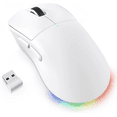AJAZZ NJ08 Wireless Gaming Mouse, 3-Mode 2.4G/Bluetooth/USB-C Wired ...