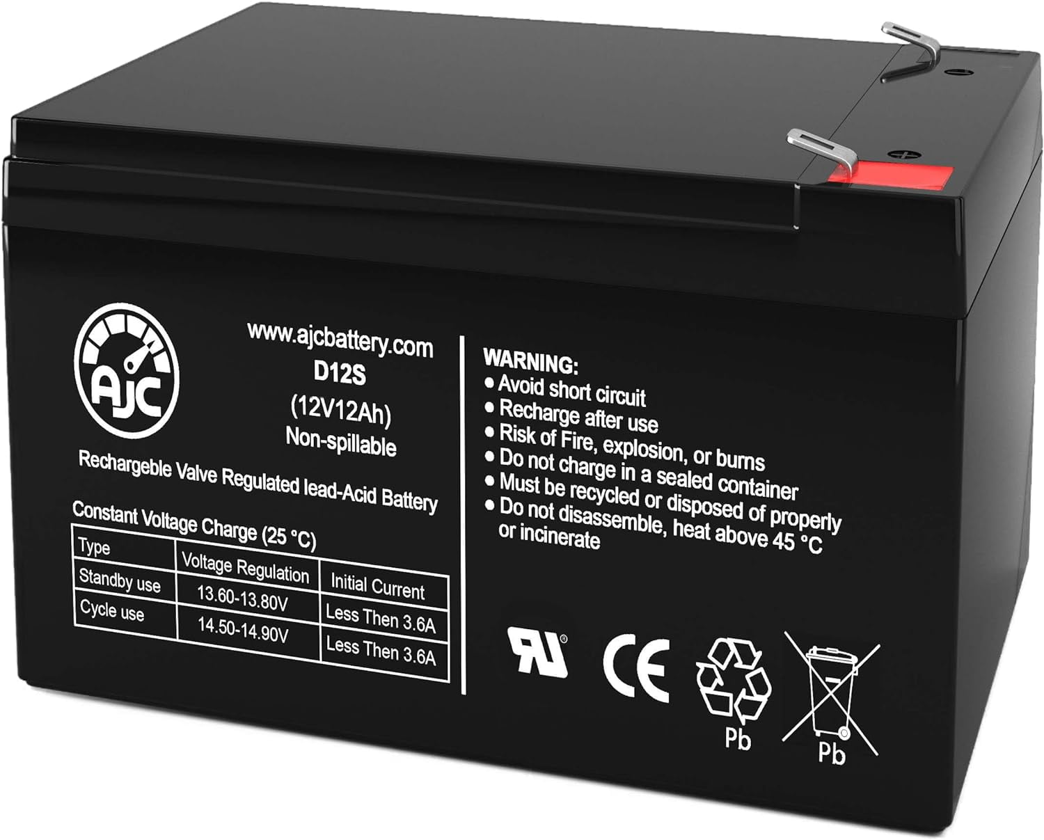 AJC Battery Compatible with Golden Technologies Buzzaround XL 3 Wheel ...