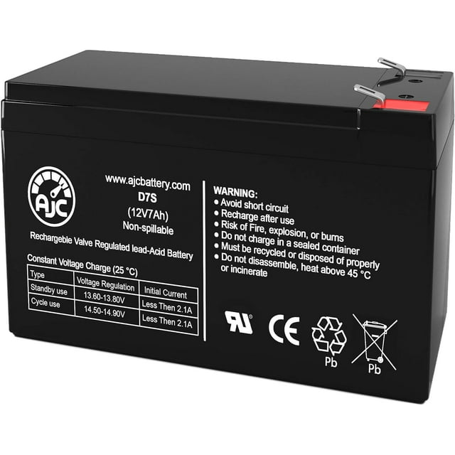 AJC Battery Compatible with Uenjoy 2 Seats Kids Car Racer 12V 7Ah Ride ...