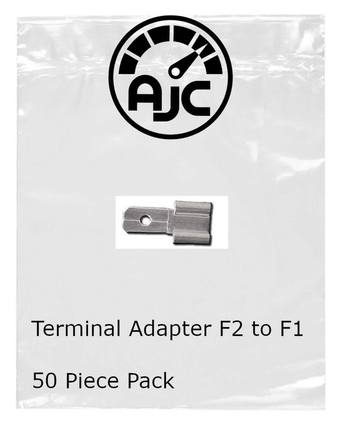 AJC Terminal Adapter F2 To F1 - 50 Pieces - Walmart Business Supplies
