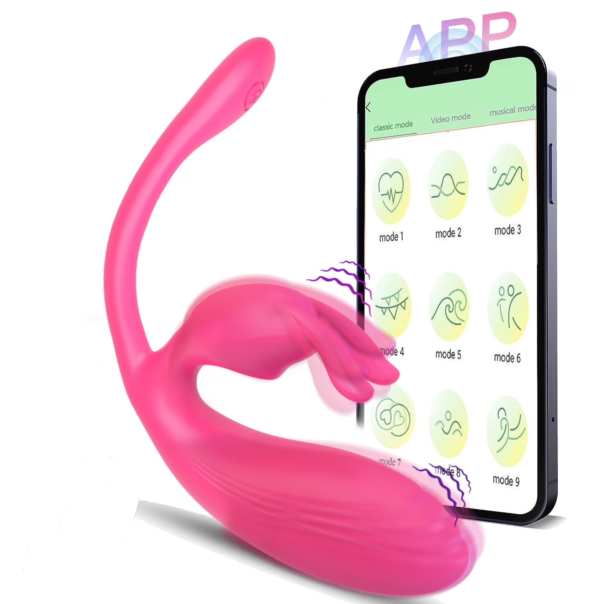 AJDOLL APP Remote Control Rabbit Vibrator Sex Toys for Women Pleasure Bullet Vibrators Bluetooth ...