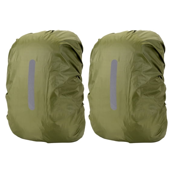 AJGRHE 2PCS Backpack Rain Cover Outdoor Night Travel Reflective Reverse ...